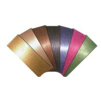 China Color Anodized Brushed 0.5mm 5005 Aluminum Alloy Sheets for sale