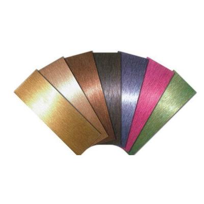 China Color Anodized Brushed 0.5mm 5005 Aluminum Alloy Sheets for sale