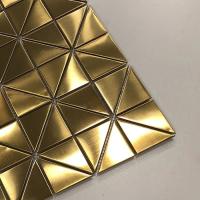 China PVD Rose Gold Colored Stainless Steel Sheet Mosaic 0.3-3.0mm 1219x2438mm for sale