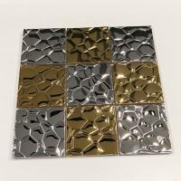 China PVD Rose Gold Colored Stainless Steel Sheet Mosaic 0.3-3.0mm 1219x2438mm for sale