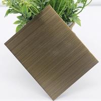 China 316L Stainless Steel Coil 1500mm Hairline Antique Bronze Color Coated for sale