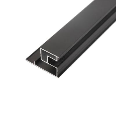 China Anodizing V Rail 0.6mm Aluminum Extrusion Profiles for sale