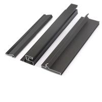 China Anodizing V Rail 0.6mm Aluminum Extrusion Profiles for sale
