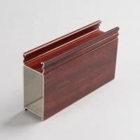 China Wooden Transfer Track Rail 6063-T5 Aluminum Extrusion Channel 6m Length for sale