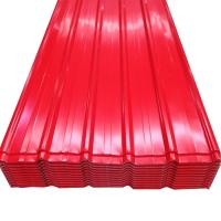 China Color Coated 600mm A527 Galvanized Sheet Metal Roofing for sale