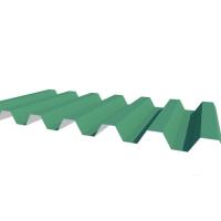 China Coated Q235 Metal 1.2mm Corrugated Steel Roofing Sheets for Durable Construction for sale