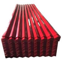 China Prepainted SGS 5.8m Corrugated Steel Roofing Sheets for sale