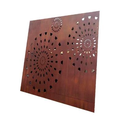 China Outdoor Decorative Garden Rusted Corten Steel Q235NH Metal Landscape Edging 3mm Thick for sale