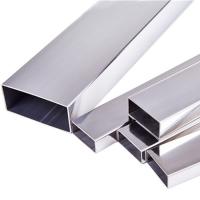 China ASTM A554 304 Stainless Steel Rectangular Tube 1x4 Inch 5.8m Length Seamless for sale