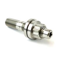 China Processing Customized Gr5 M8x1.25x45 Titanium Stud Bolt For Auto Engines for sale