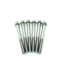 China Drilled Flange Hex Head Anodized Titanium Bolts M128 for sale