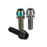 China M5 X 16 Tapered Head Titanium Stem Bolts With Washer for sale