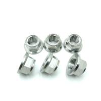 China Metric Customization Flanged Titanium Hexagon Nuts for sale