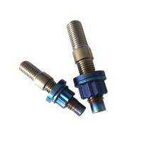 China CNC Titanium Exhaust Manifold Stud Kit Burnt Blue GR5 for sale
