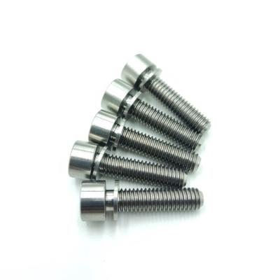China Grade 2 Titanium Socket Dome Allen Head Cap Metric Bicycle Screw Bolts for sale