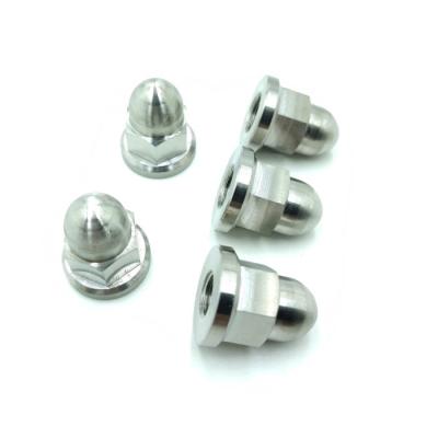 China M5 Anodizing Customization Titanium Hexagon Nuts Gr2 / Gr5 for sale