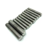 China M1.6 Titanium Screw Rod Full Thread Alloy Steel Fasteners M2-M16 Length 3-45mm for sale