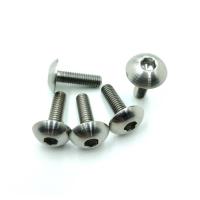China ISO7380 M3x6 Round Head Titanium Bolt / Screw For Bicycle for sale