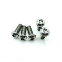 China ISO7380 M3x6 Round Head Titanium Bolt / Screw For Bicycle for sale