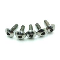 China ISO7380 M3x6 Round Head Titanium Bolt / Screw For Bicycle for sale
