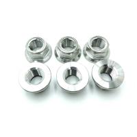 China M10x1.25 Titanium Flanged Nut Alloy Steel Fasteners for Automotive Use M2-M64 for sale