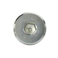 China Steel Nickel Plated Flat Head Hex Socket Barrel Nut M3 to M12 12.7mm Furniture Connector for sale