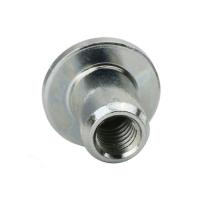 China Steel Nickel Plated Flat Head Hex Socket Barrel Nut M3 to M12 12.7mm Furniture Connector for sale