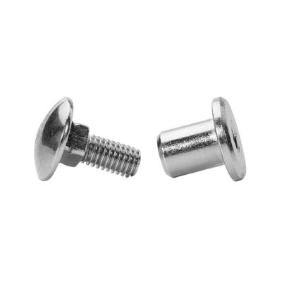 China OEM ODM Steel Metal Flat Head M2 Screw Type Rivets Alloy Steel Fasteners for sale