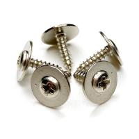 China Cross Small Pan Head With Washer Nickel Plated Self Tapping Screw for sale