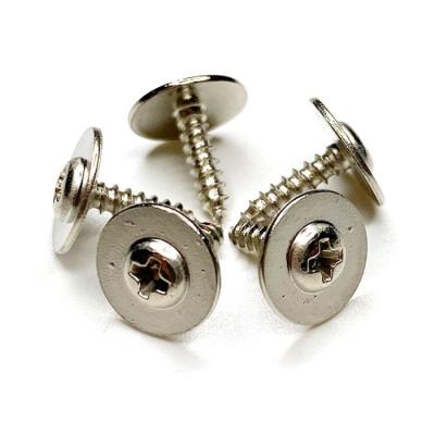China Cross Small Pan Head With Washer Nickel Plated Self Tapping Screw for sale