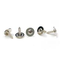 China Cross Small Pan Head With Washer Nickel Plated Self Tapping Screw for sale