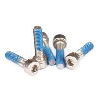 China Stainless Steel Self Locking Nylok Screw M2 M3 M4 M5 M6 M8 M10 M12 Flat Head Phillips for sale