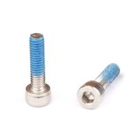 China Stainless Steel Self Locking Nylok Screw M2 M3 M4 M5 M6 M8 M10 M12 Flat Head Phillips for sale