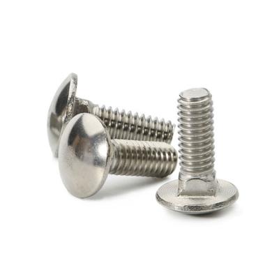China Stainless Steel Mushroom Head Carriage Bolt DIN 603 M6 M8 M10 Square Neck Anti Theft for sale