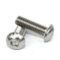 China ISO 7380 M5 M6 Stainless Steel 304 Hexagon Socket Button Head Screws 12mm to 100mm for sale