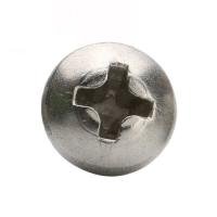 China Stainless Steel Phillips Pan Head Machine Screws M2 M3 M4 M6 #8 10-32 28mm Length for sale