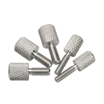 China Aluminum Knurled Thumb Screw M2 to M8 Self Tapping Phillips Drive DIN Standard for sale