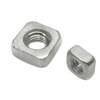 China DIN 557 M4 M5 M6 M8 M10 Stainless Steel 304 Square Nuts Plain Finish for sale