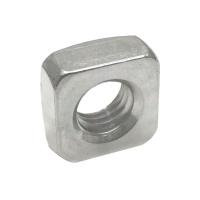 China DIN 557 M4 M5 M6 M8 M10 Stainless Steel 304 Square Nuts Plain Finish for sale