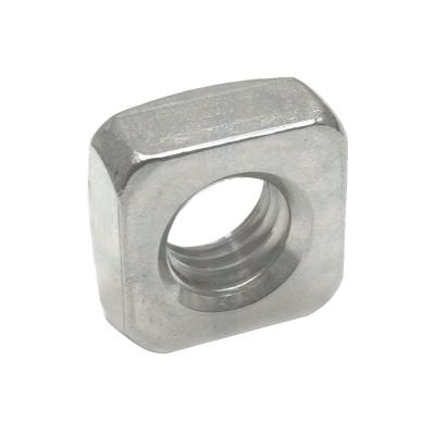 China DIN 557 M4 M5 M6 M8 M10 Stainless Steel 304 Square Nuts Plain Finish for sale