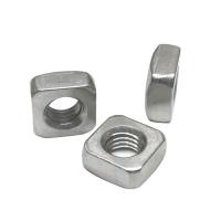 China DIN 557 M4 M5 M6 M8 M10 Stainless Steel 304 Square Nuts Plain Finish for sale
