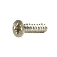 China Steel Machine Thread Flat Csk Head Pozidrive Screw M4x50 Nickel 50mm Screws Pozi for sale