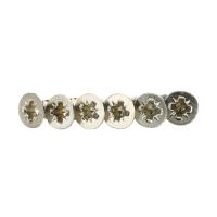 China Steel Machine Thread Flat Csk Head Pozidrive Screw M4x50 Nickel 50mm Screws Pozi for sale