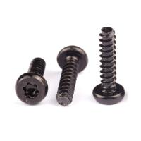 China M2.5 M3 M8 Torx Self Tapping Screw for Plastic Round Pan Head Black Oxide 12mm 25mm for sale