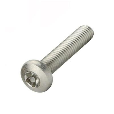 China Stainless Steel Anti Theft Screw M5 M10 M12 Tamper Proof Torx Pin Center Head Security Fastener for sale