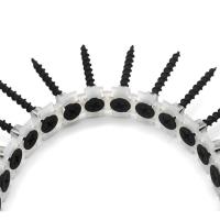 China Plastic Strip Collated Black Phosphated Drywall Screw Nail For Installation for sale