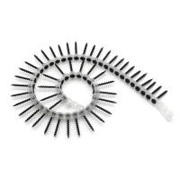 China Plastic Strip Collated Black Phosphated Drywall Screw Nail For Installation for sale