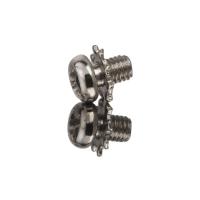 China Cross Recessed Pan Head M4 Nylok Combination Screw With External Tooth Gasket for sale