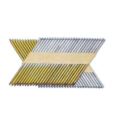 China 34 Degree D-Head Paper Strip Frame Nails 2.8mm x 50mm Stainless Steel for Wooden Paneling for sale