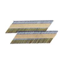 China 34 Degree D-Head Paper Strip Frame Nails 2.8mm x 50mm Stainless Steel for Wooden Paneling for sale